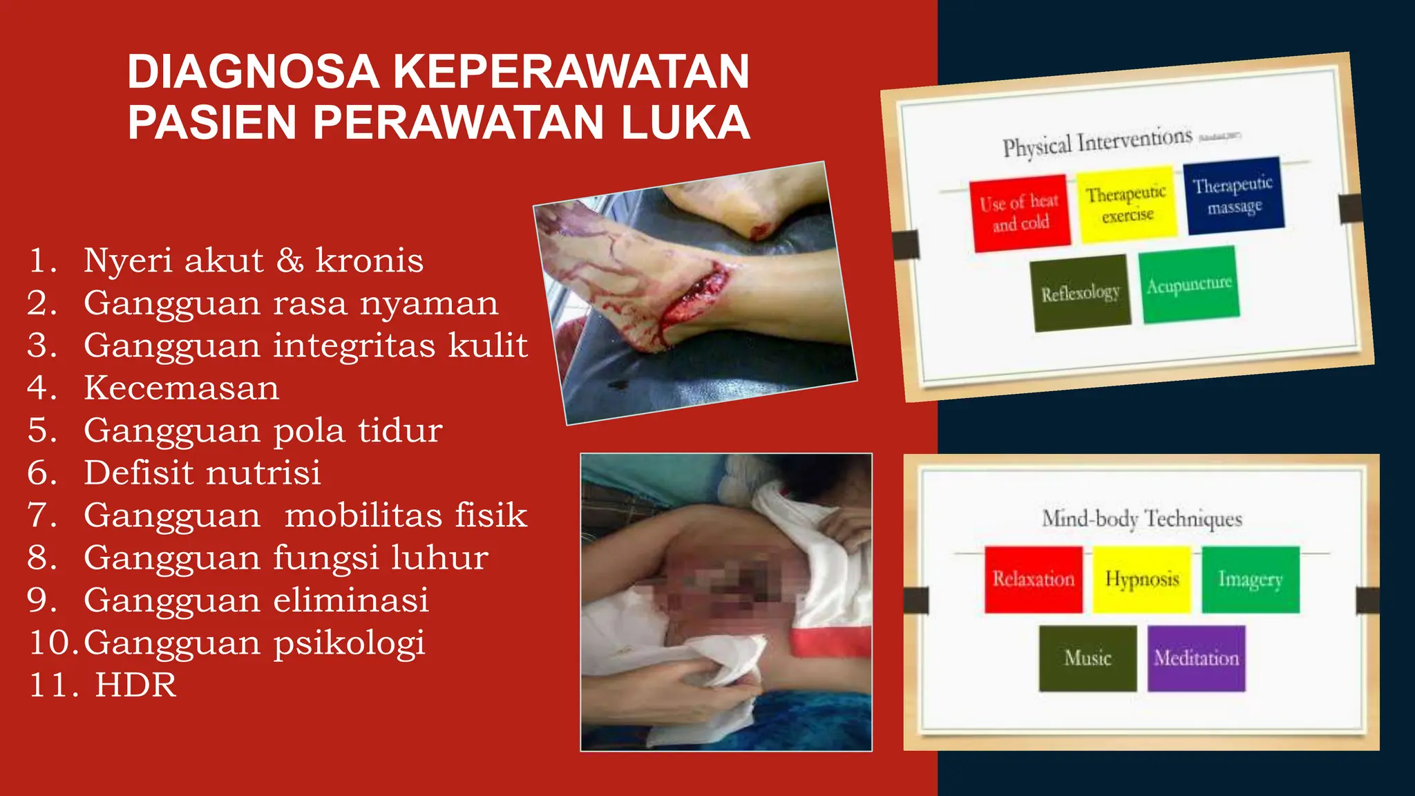 NURSING CARE PLAN FOR PATIENTS WITH WOUNDS.ppt | Free Download