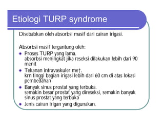Nursing care process (askep) turp syndrome | PDF