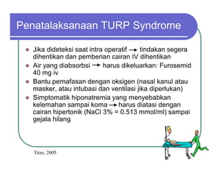 Nursing care process (askep) turp syndrome | PDF
