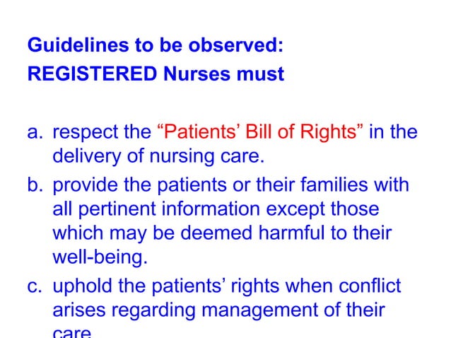 Nursing code of ethics | PPTX | Medical Health