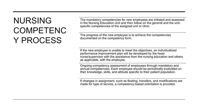 Nursing competencies | PPTX