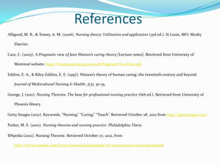 Nursing conceptual model presentation | PPTX