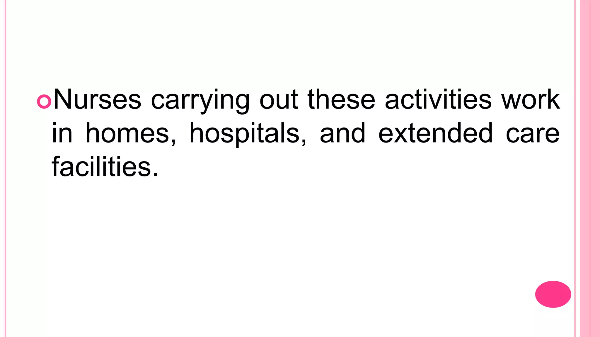 Nursing definitions and scope | PPTX