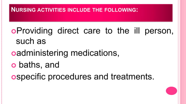 Nursing definitions and scope | PPTX