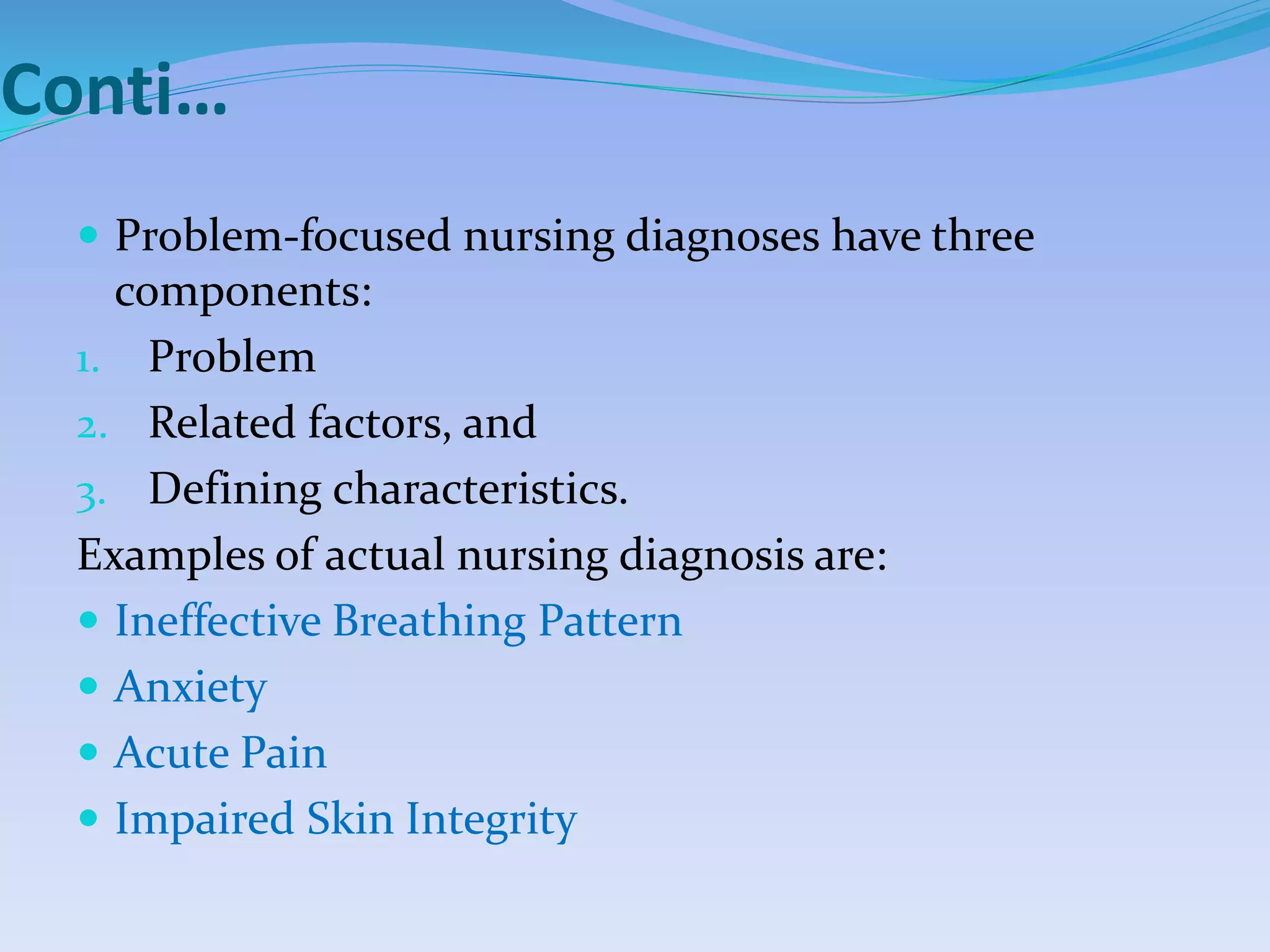 Nursing diagnosis | PPTX