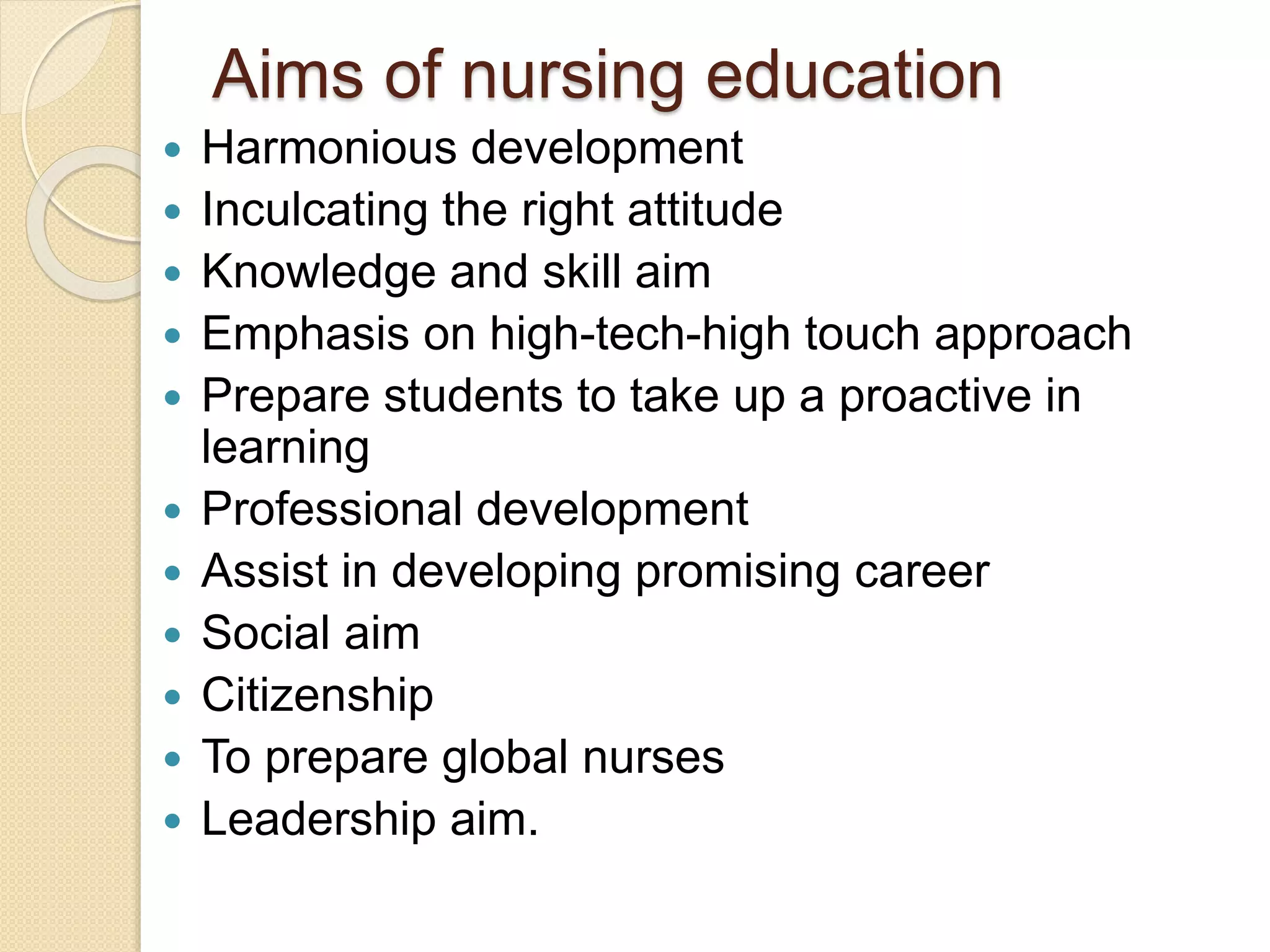 Nursing education | PPTX
