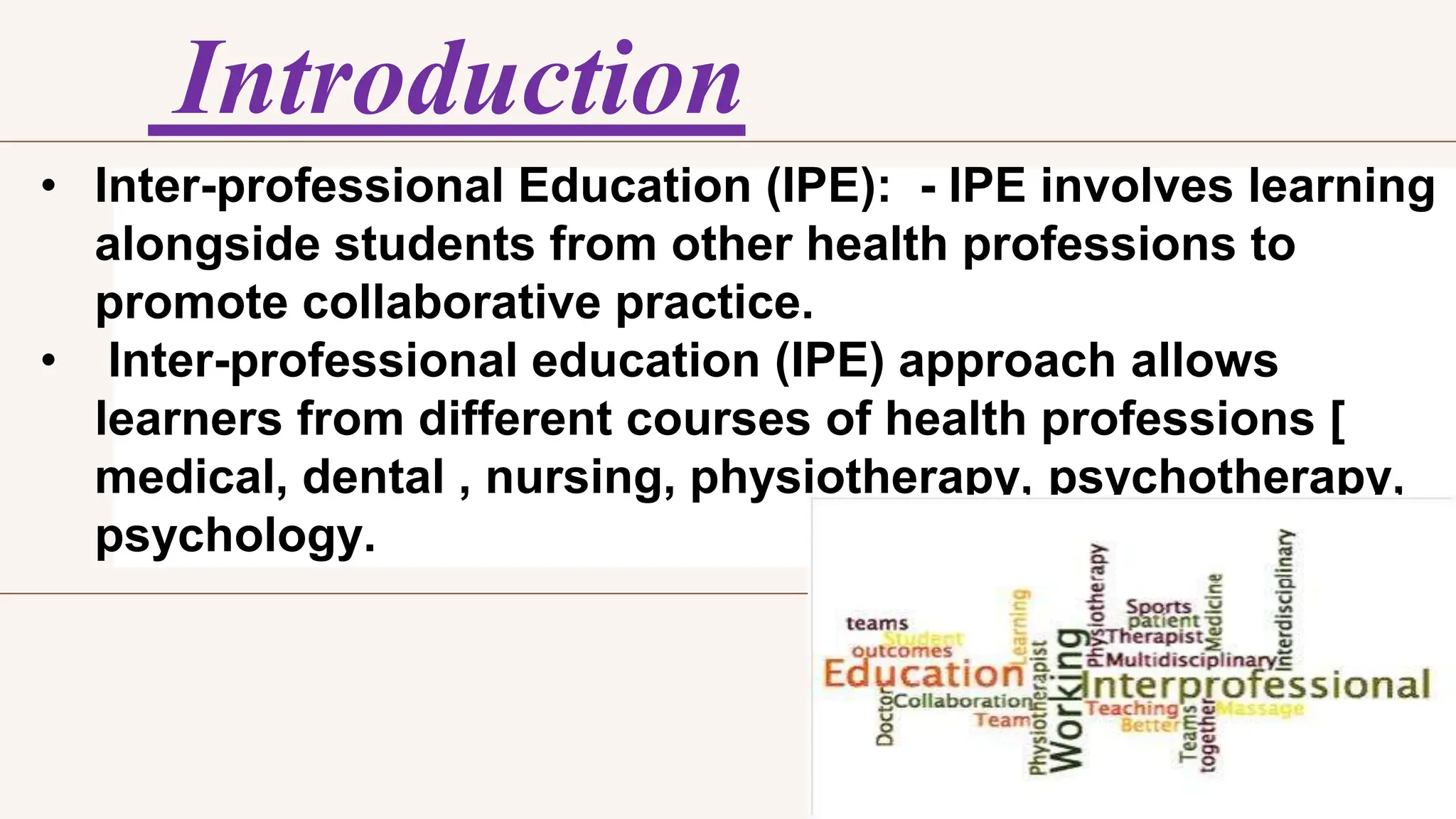 Inter-Profession Education nursing .pptx