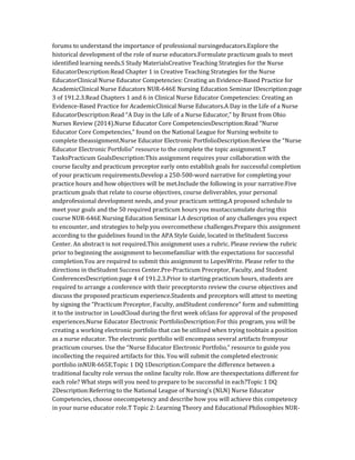 Nursing Education Seminar I.docx