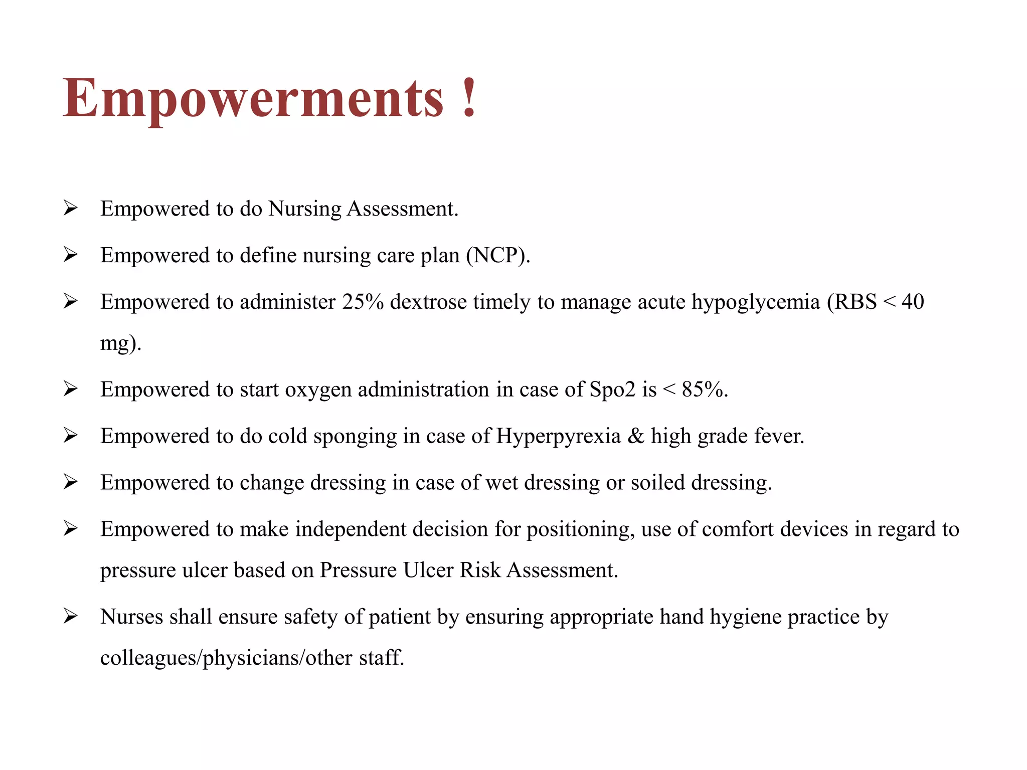 Nursing empowerment | PPTX