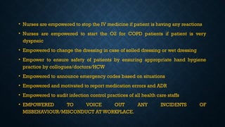 Nursing Empowerment, NABH, NURSING EMPOWER | PPTX
