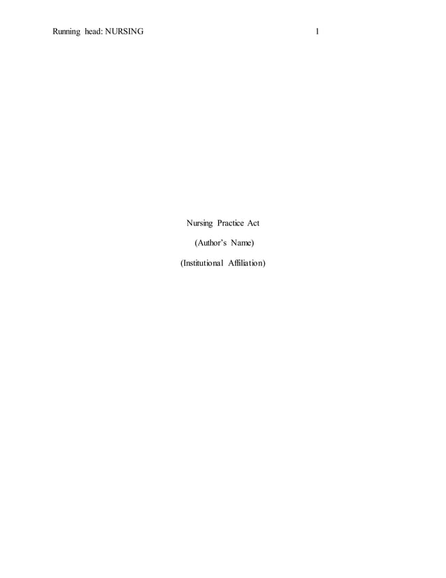 Nursing Essay Sample Pdf