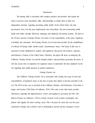 Nursing essay sample | PDF