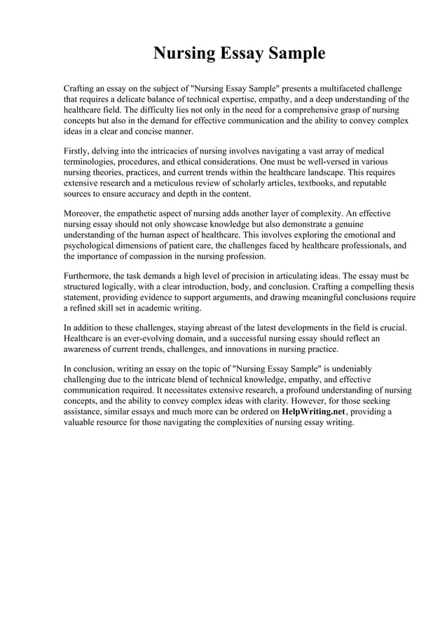 Nursing Essay Sample.pdf