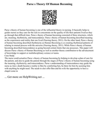 Nursing Exemplar Example Utttea5Mne8Uhm Marcels | PDF