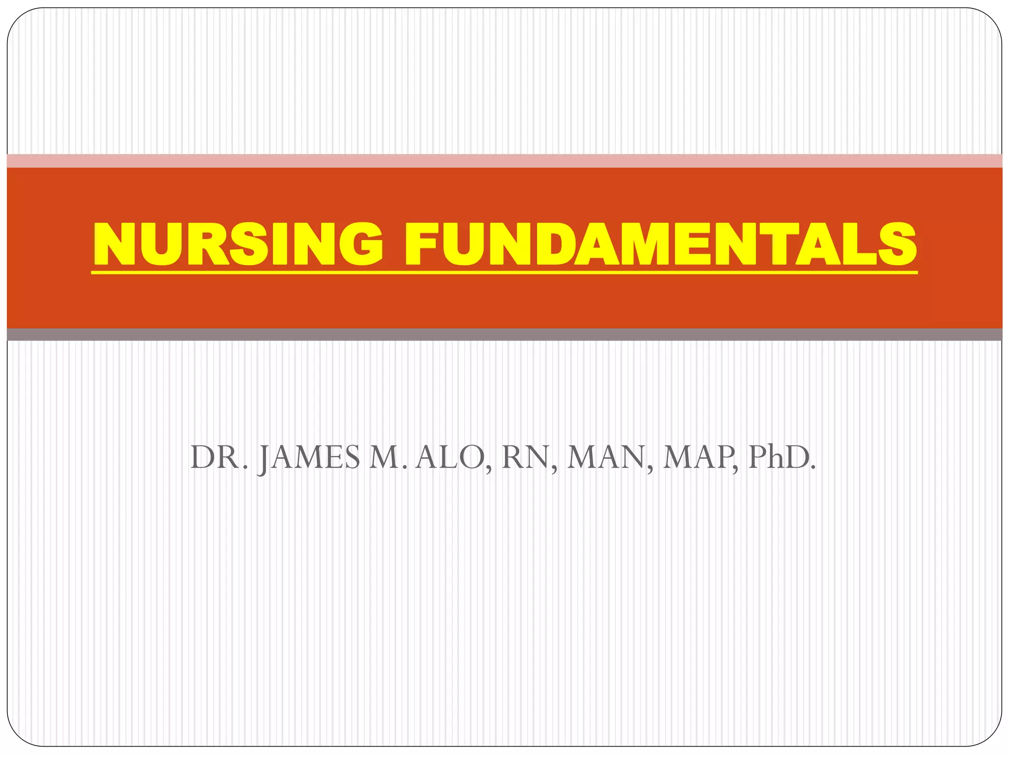 Nursing fundamentals.nursing process | PPT