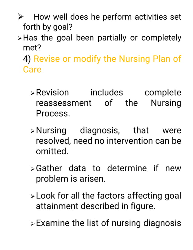 Nursing goal,implementation and evaluation | PDF | Parenting Babies and Toddlers | Parenting