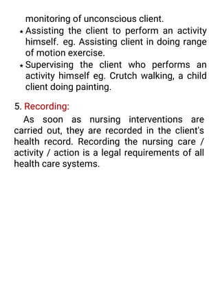 Nursing goal,implementation and evaluation | PDF