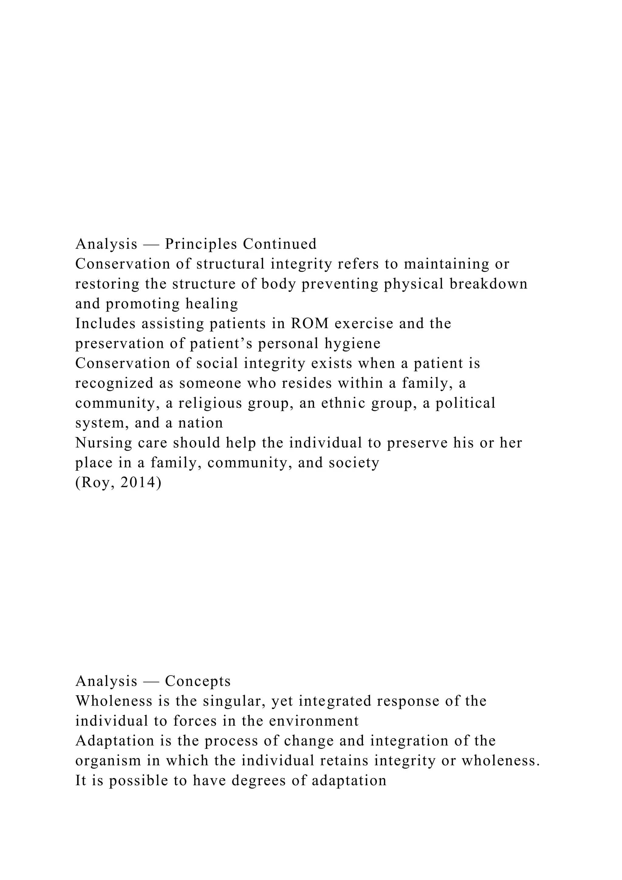 NURSING GRAND THEORYMYRA LEVINE CONSERVATION MODELS.docx
