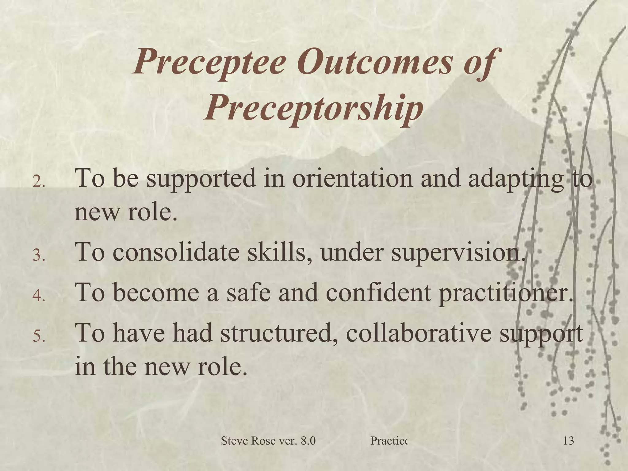 Nursing guide to preceptorship | PPT