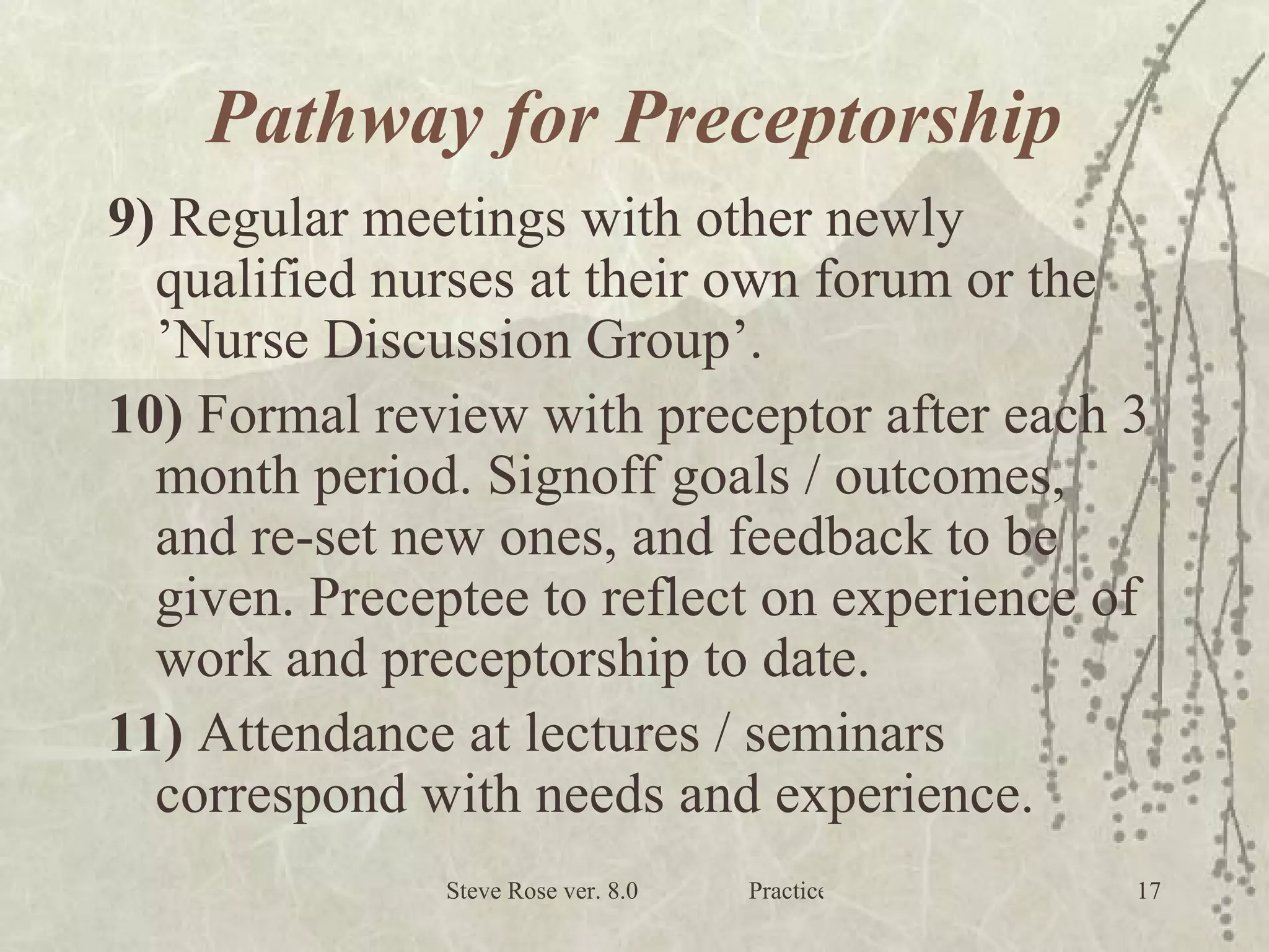 Nursing guide to preceptorship | PPT