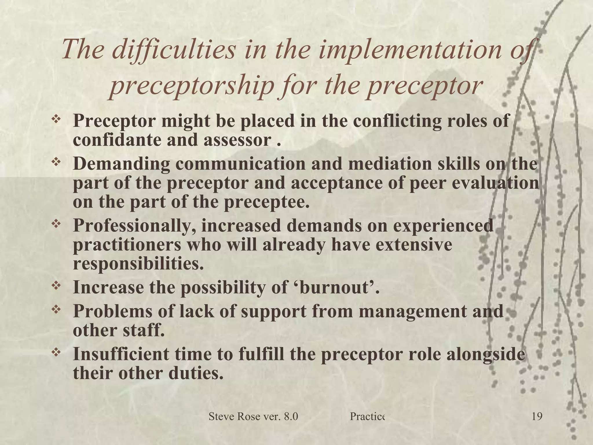 Nursing guide to preceptorship | PPT