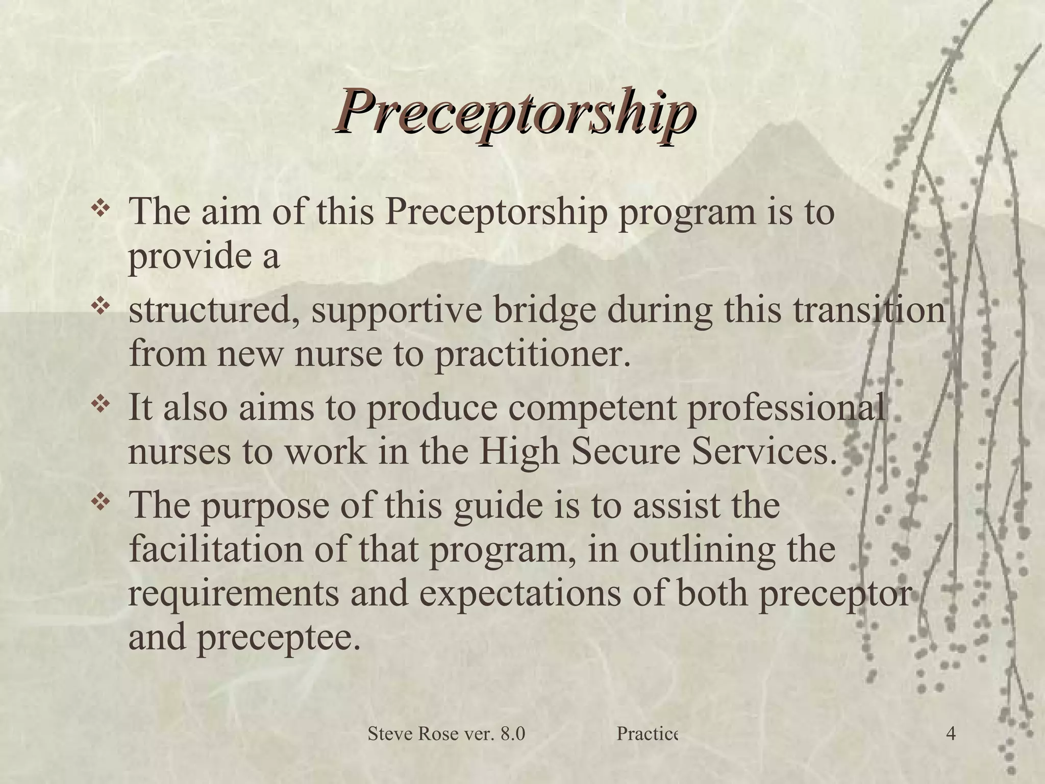 Nursing guide to preceptorship | PPT