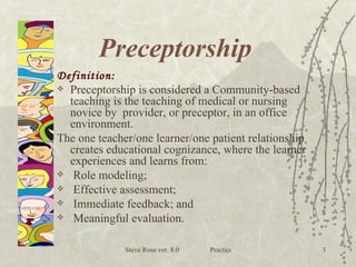 Nursing guide to preceptorship | PPT