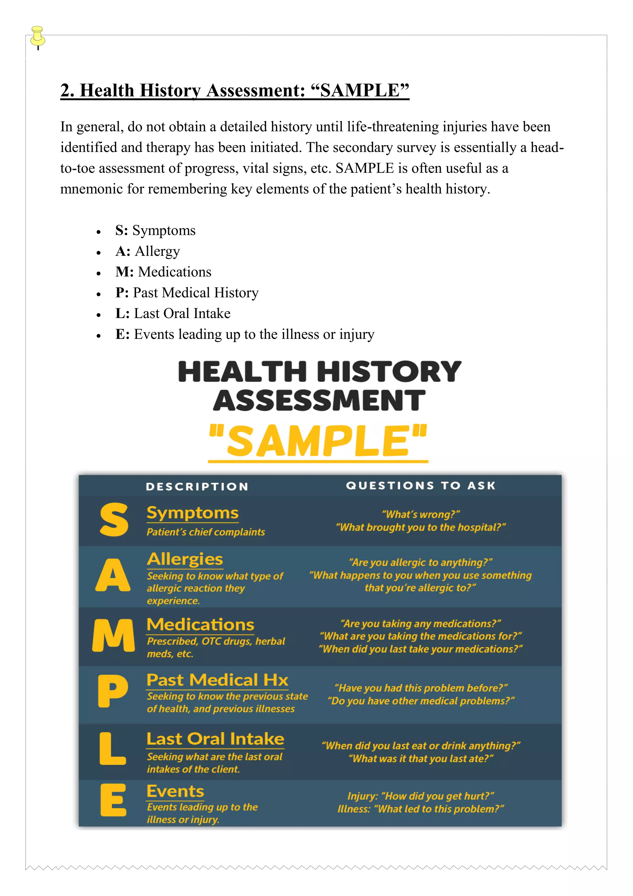 Nursing health assessment mnemonics & tips | PDF