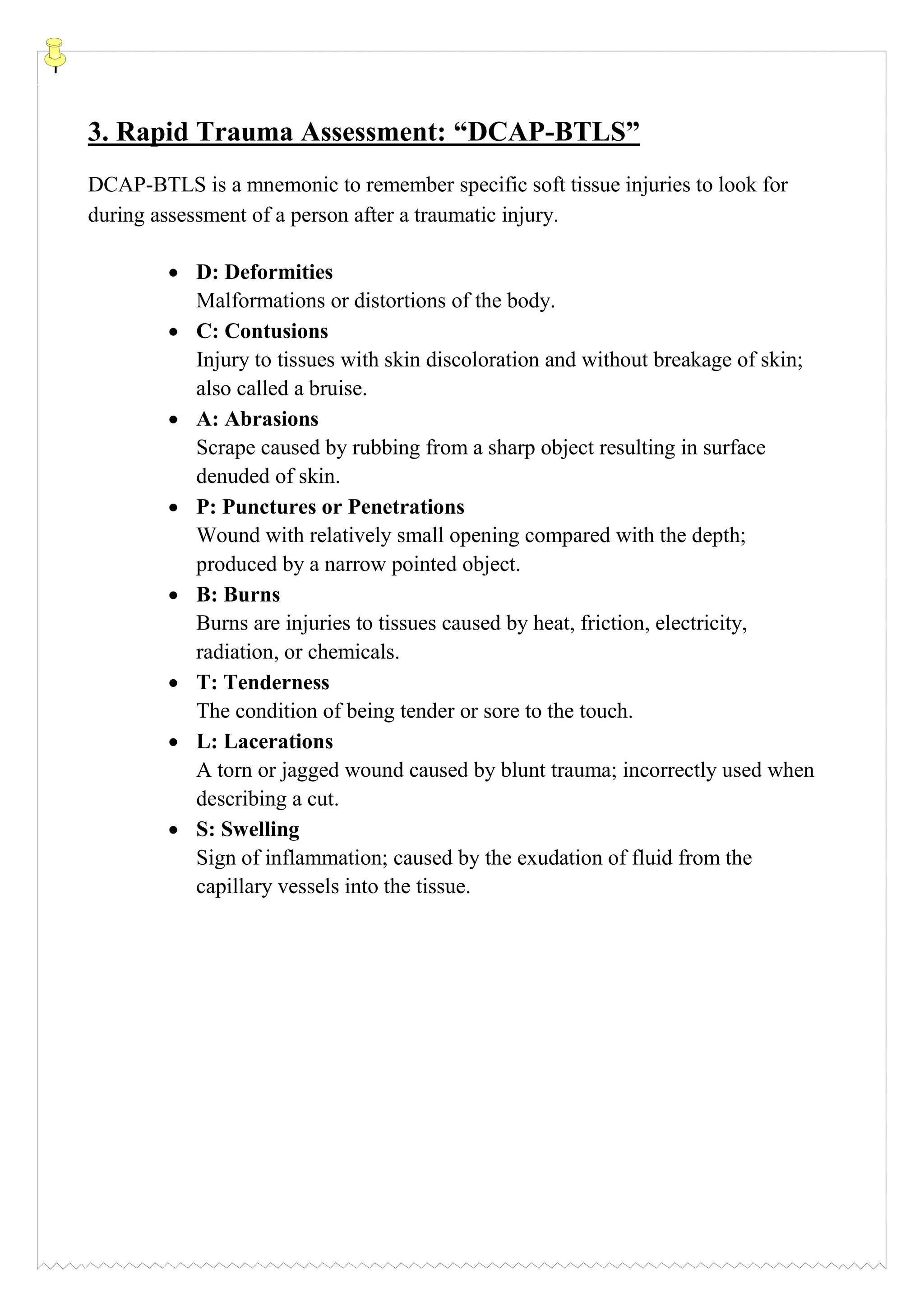 Nursing health assessment mnemonics & tips | PDF