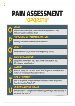 Nursing health assessment mnemonics & tips | PDF