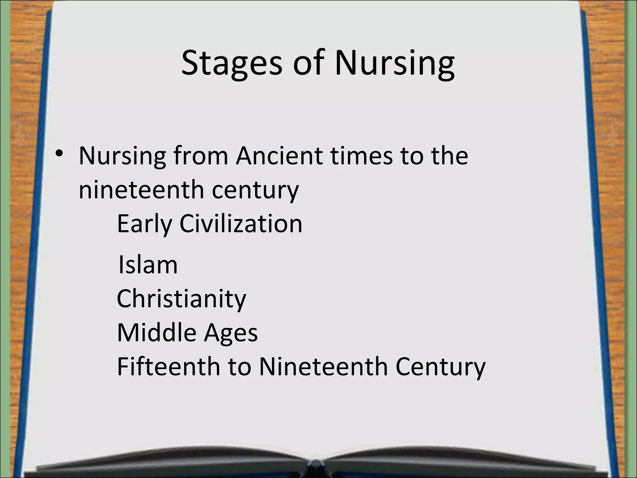 Nursing history | PPT