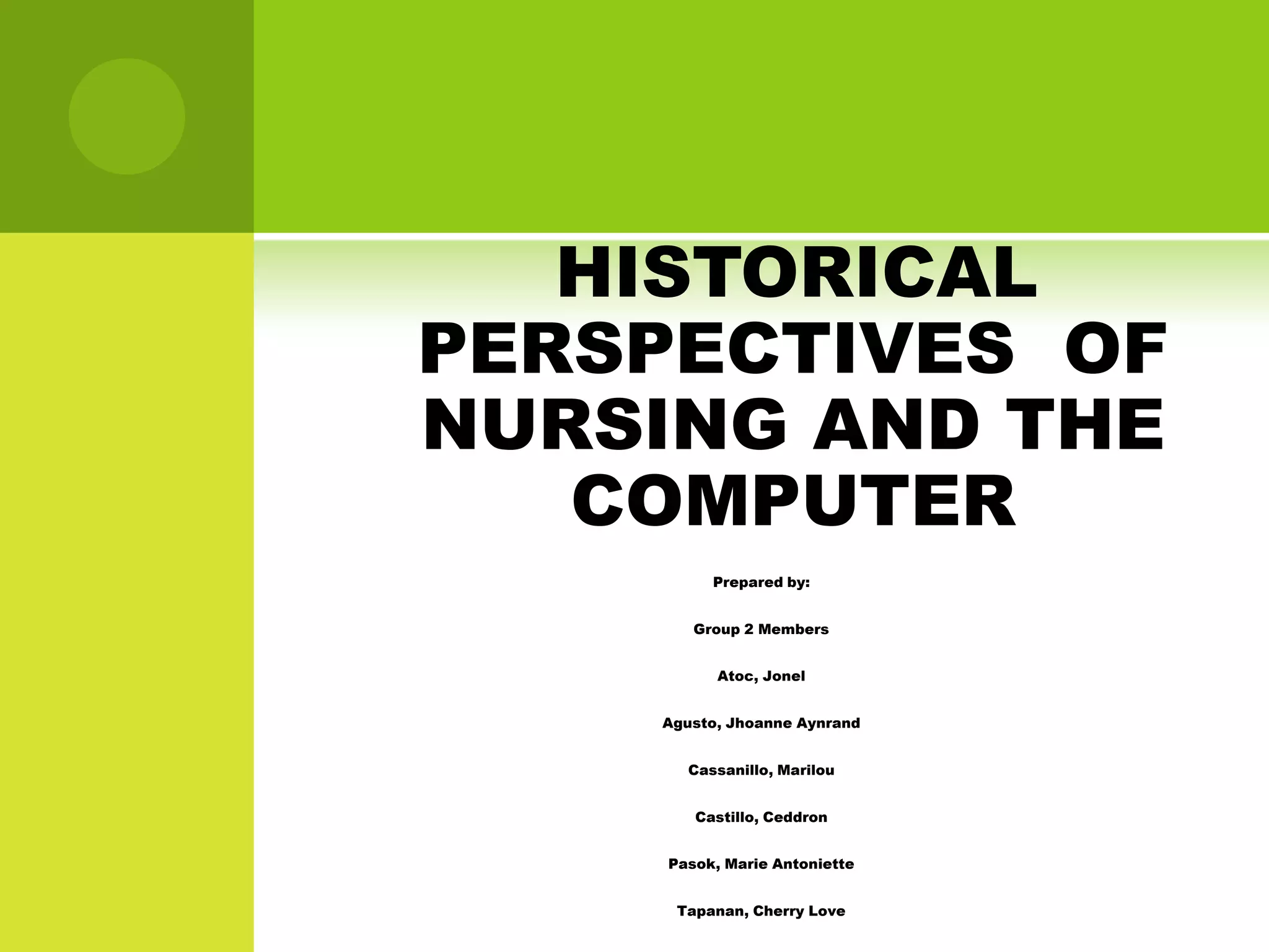 Nursing informatics | PPT