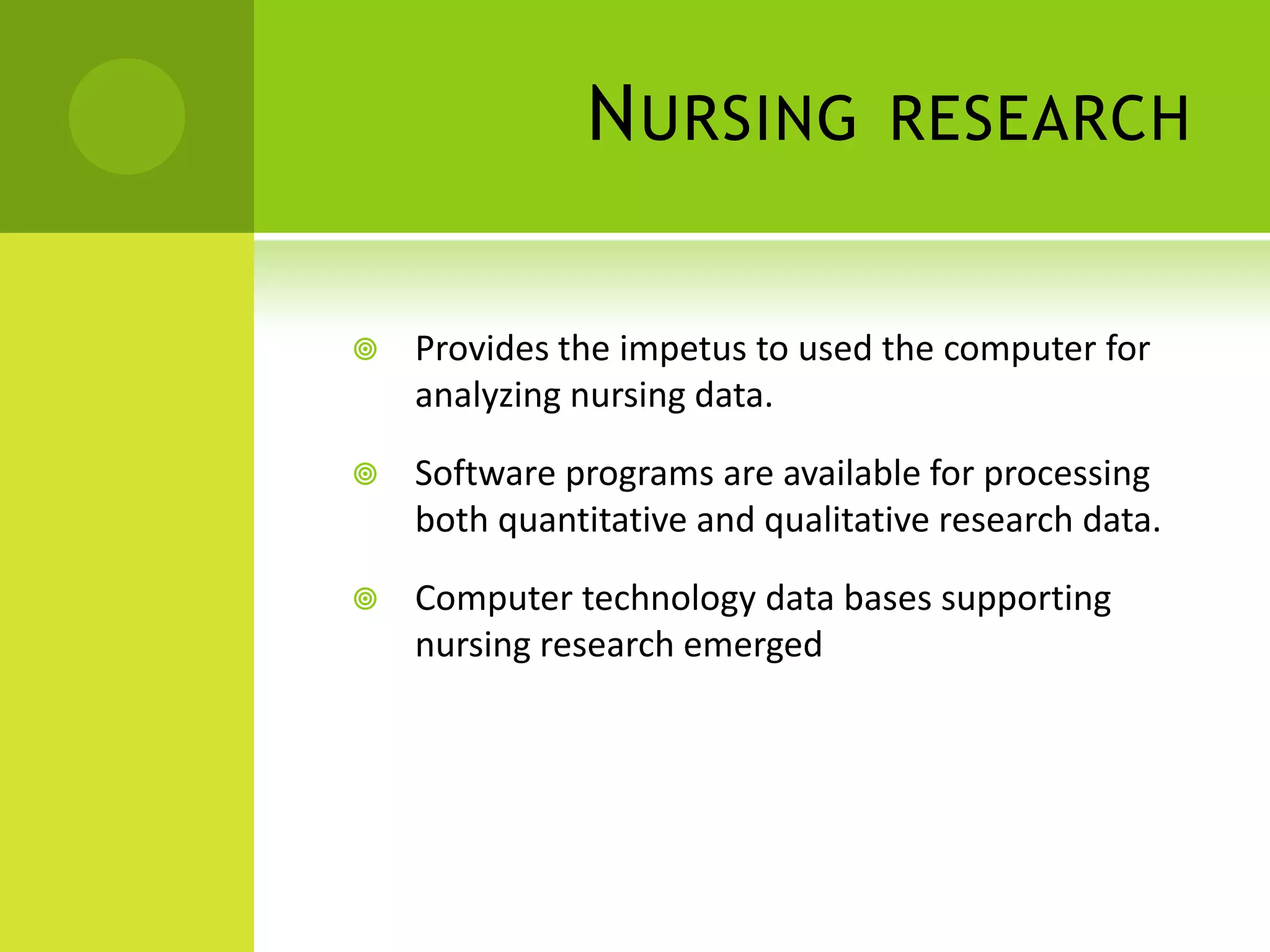 Nursing informatics | PPTX