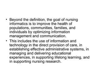 Nursing informatics | PPT