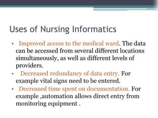 Nursing informatics | PPTX