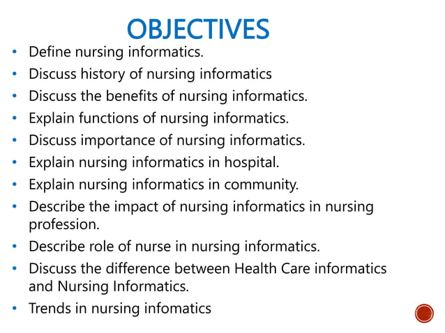 Nursing Informatics.pptx | Healthcare Industry | Industries