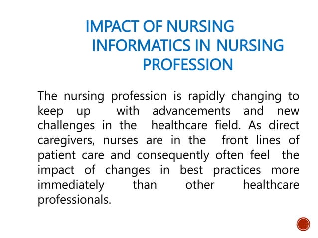 Nursing Informatics.pptx | Healthcare Industry | Industries