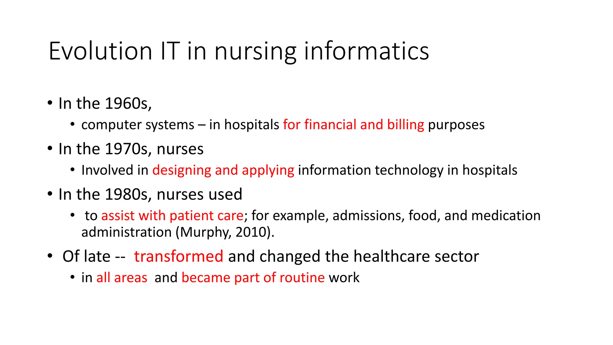 Nursing Informatics Pptx For Nursing Students Pptx