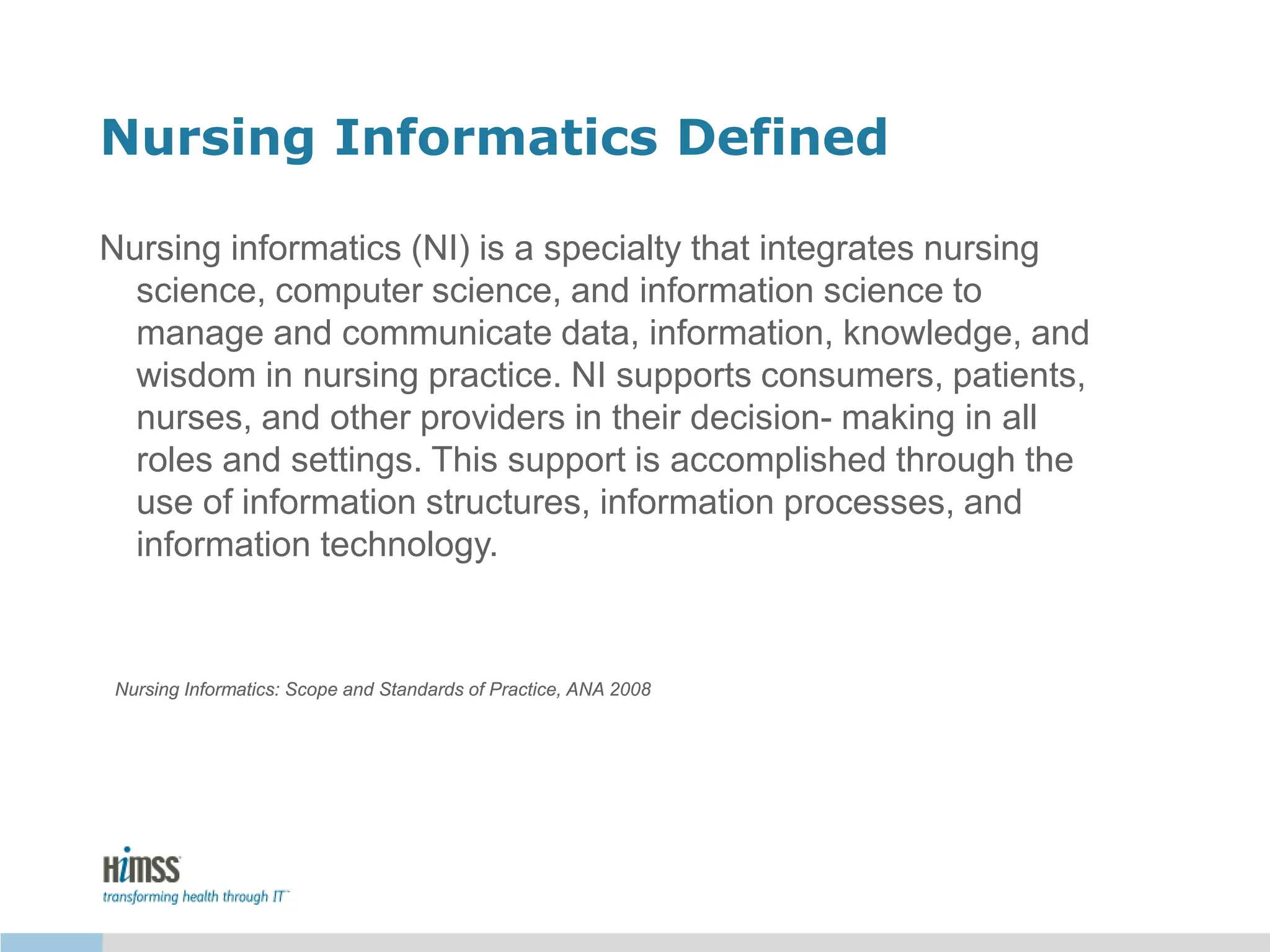 Nursing Informatics (Nursing Healthcare) 101.pdf