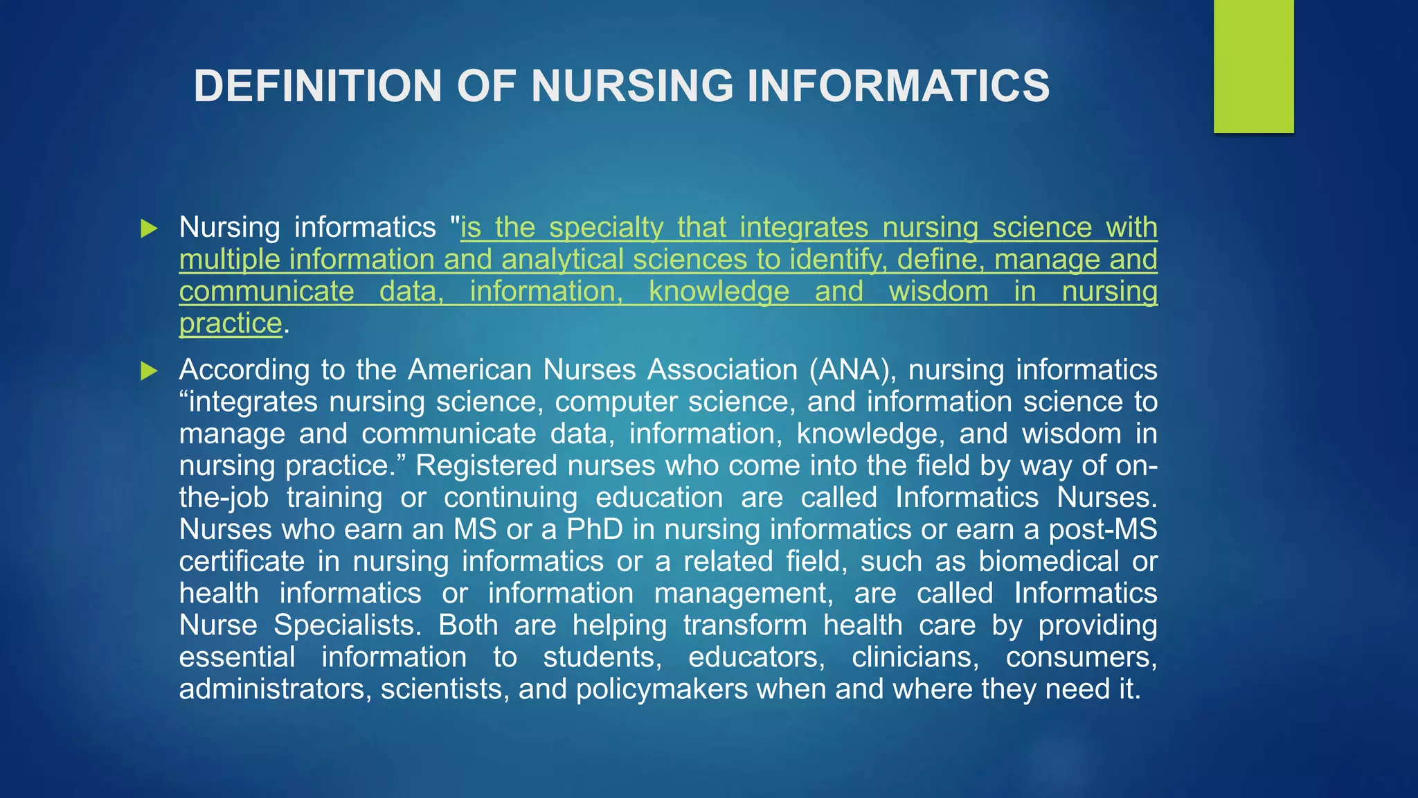 Nursing informatics and healthcare policy, privacy confidentiality and ...