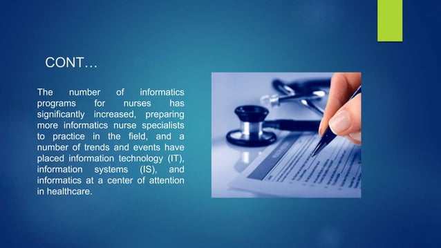 Nursing informatics and healthcare policy, privacy confidentiality and ...