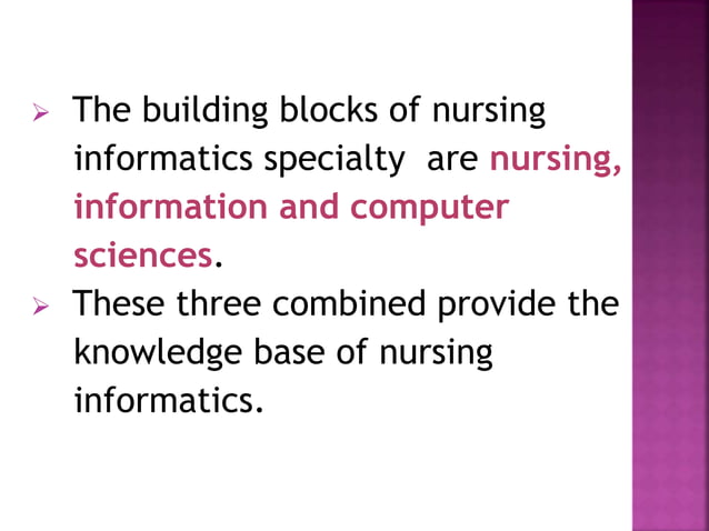 Nursing informatics for nurse administrators | PPTX | IT and Internet ...