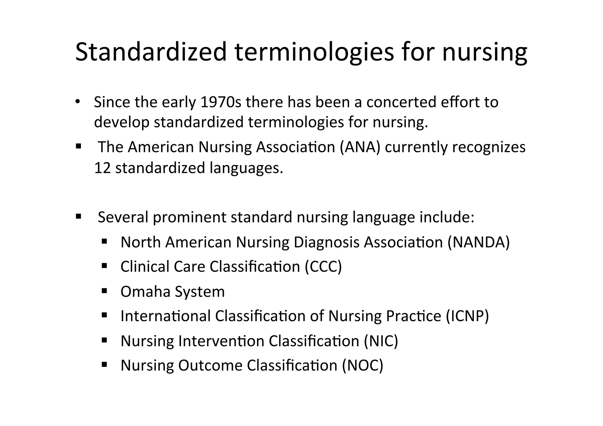Nursing informatics Lecture | PDF