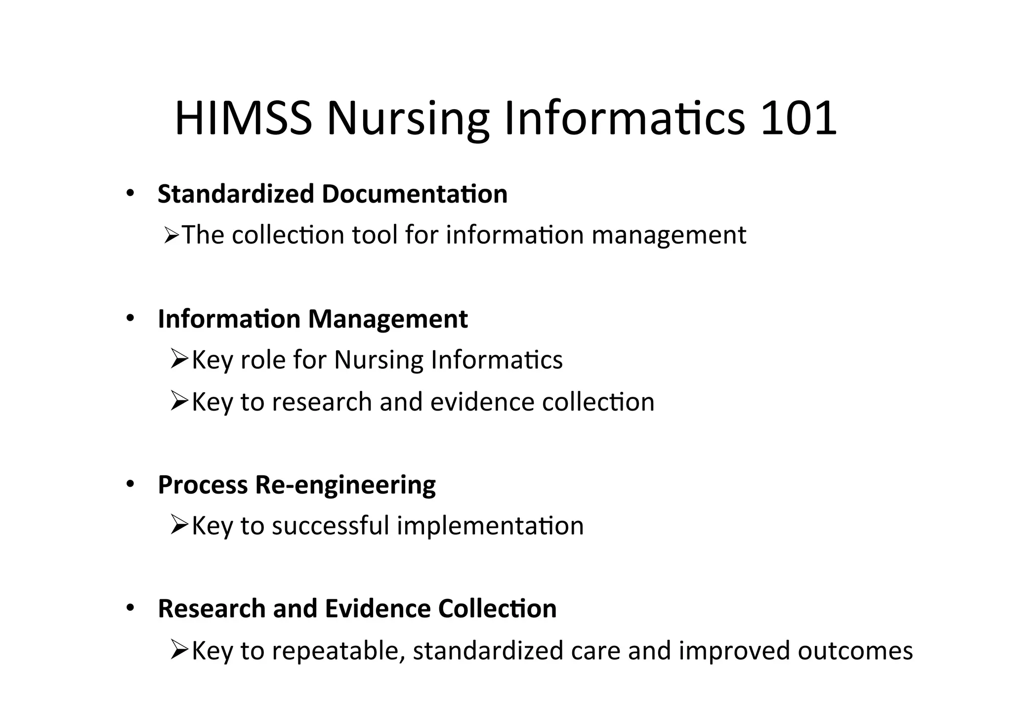 Nursing informatics Lecture | PDF | Healthcare Industry | Industries