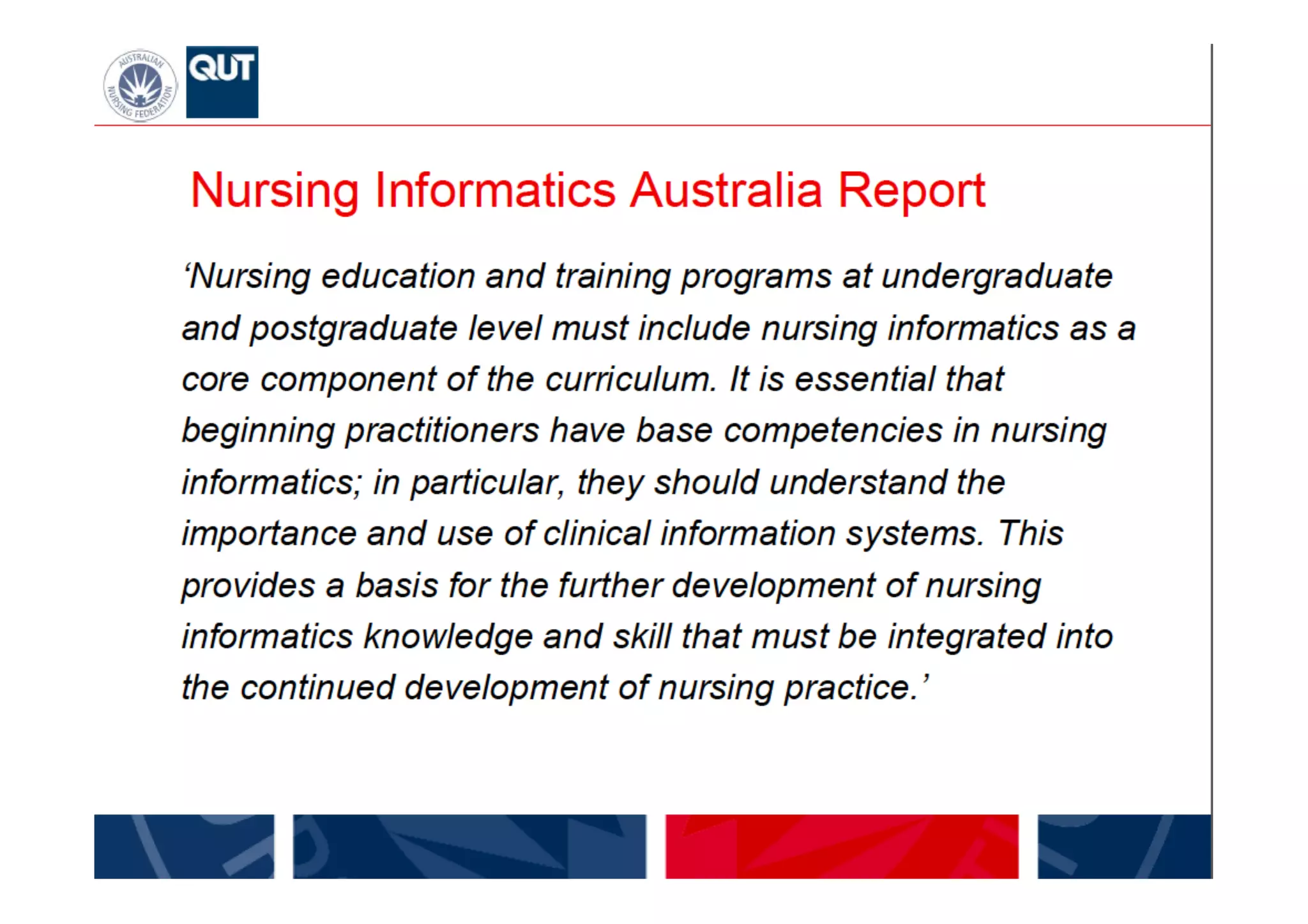 Nursing informatics Lecture | PDF