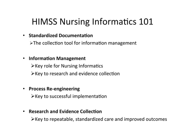 Nursing informatics Lecture | PDF | Healthcare Industry | Industries