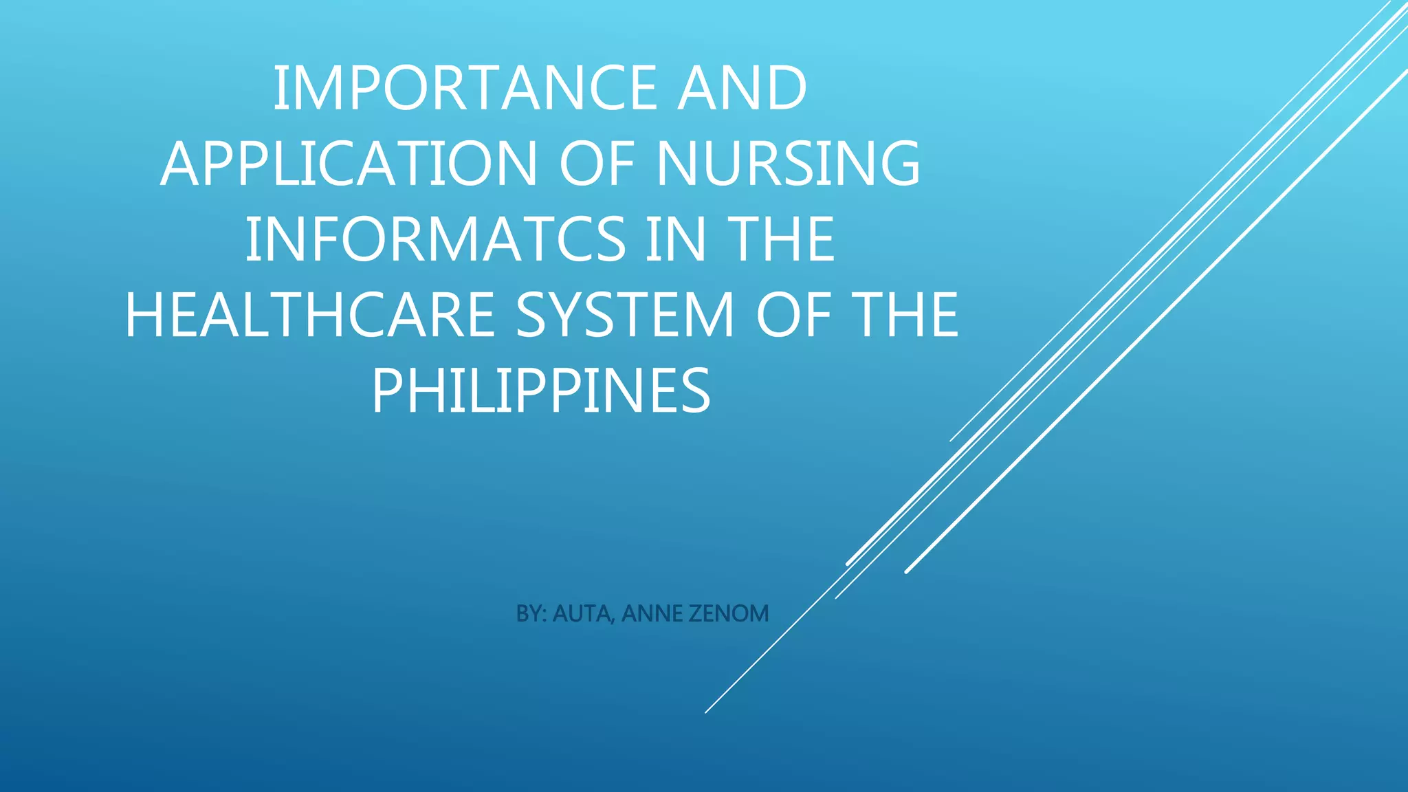 Nursing informatics ppt (3) | PPTX