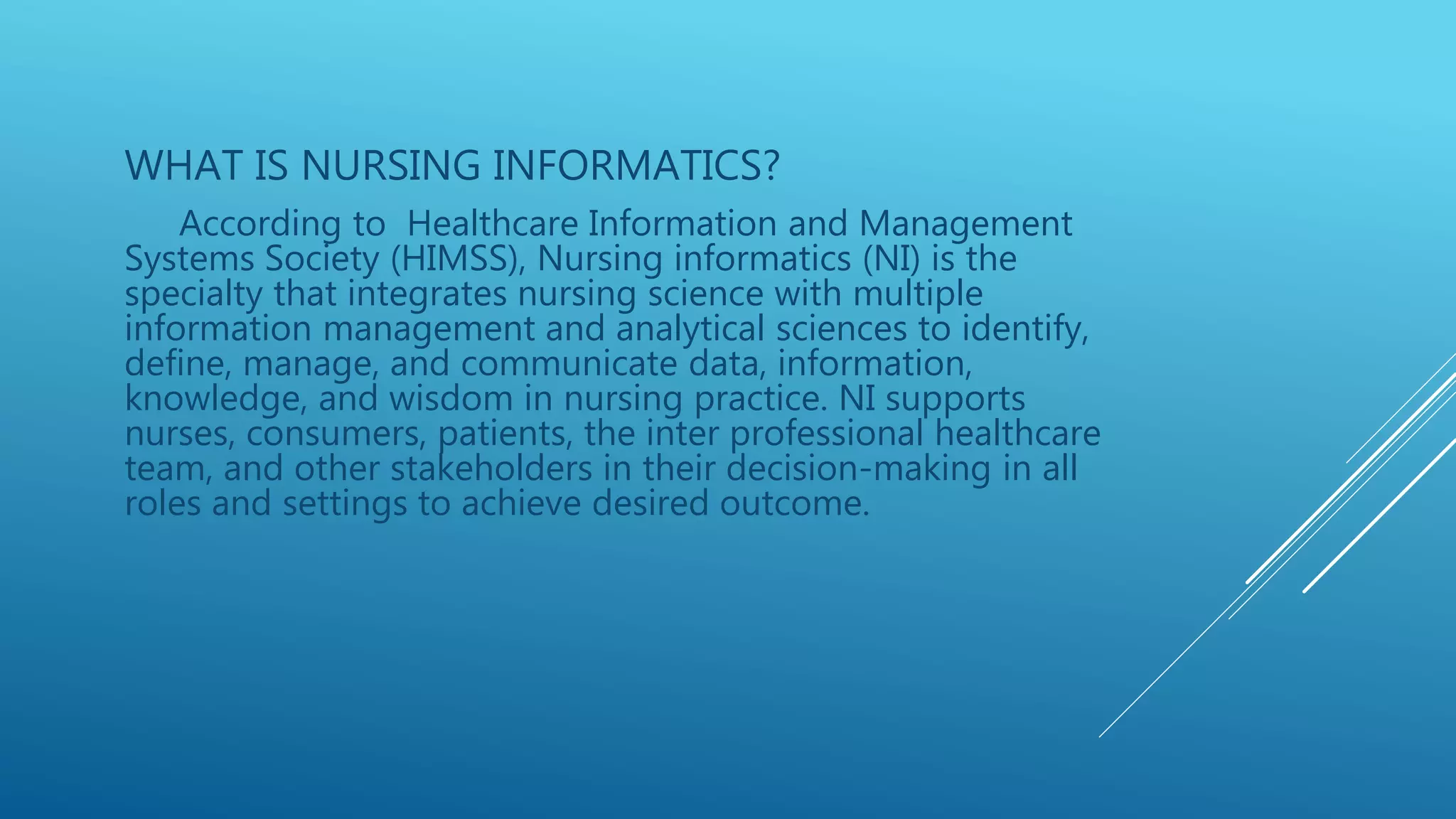 Nursing informatics ppt (3) | PPTX