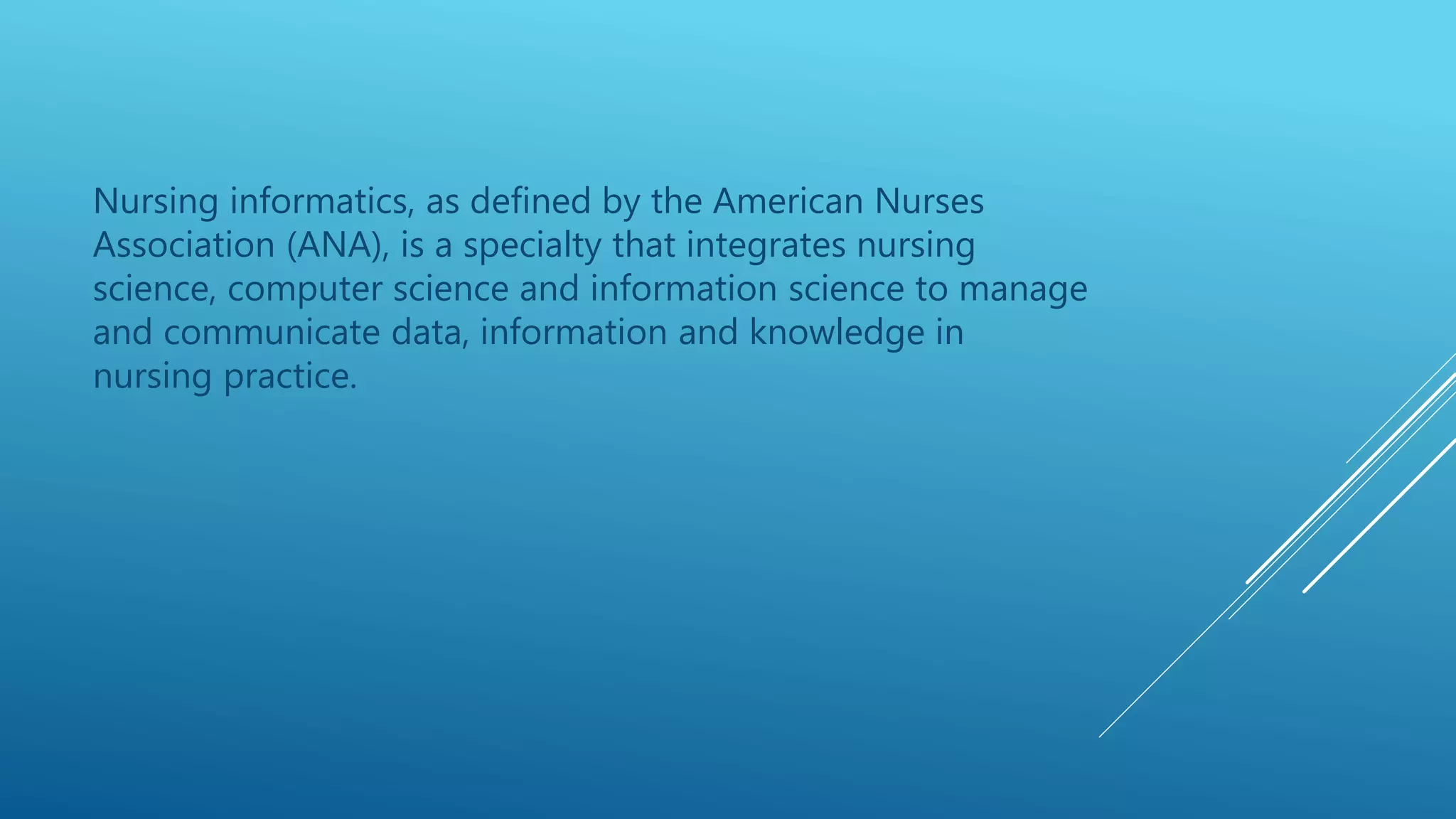 Nursing informatics ppt (3) | PPTX