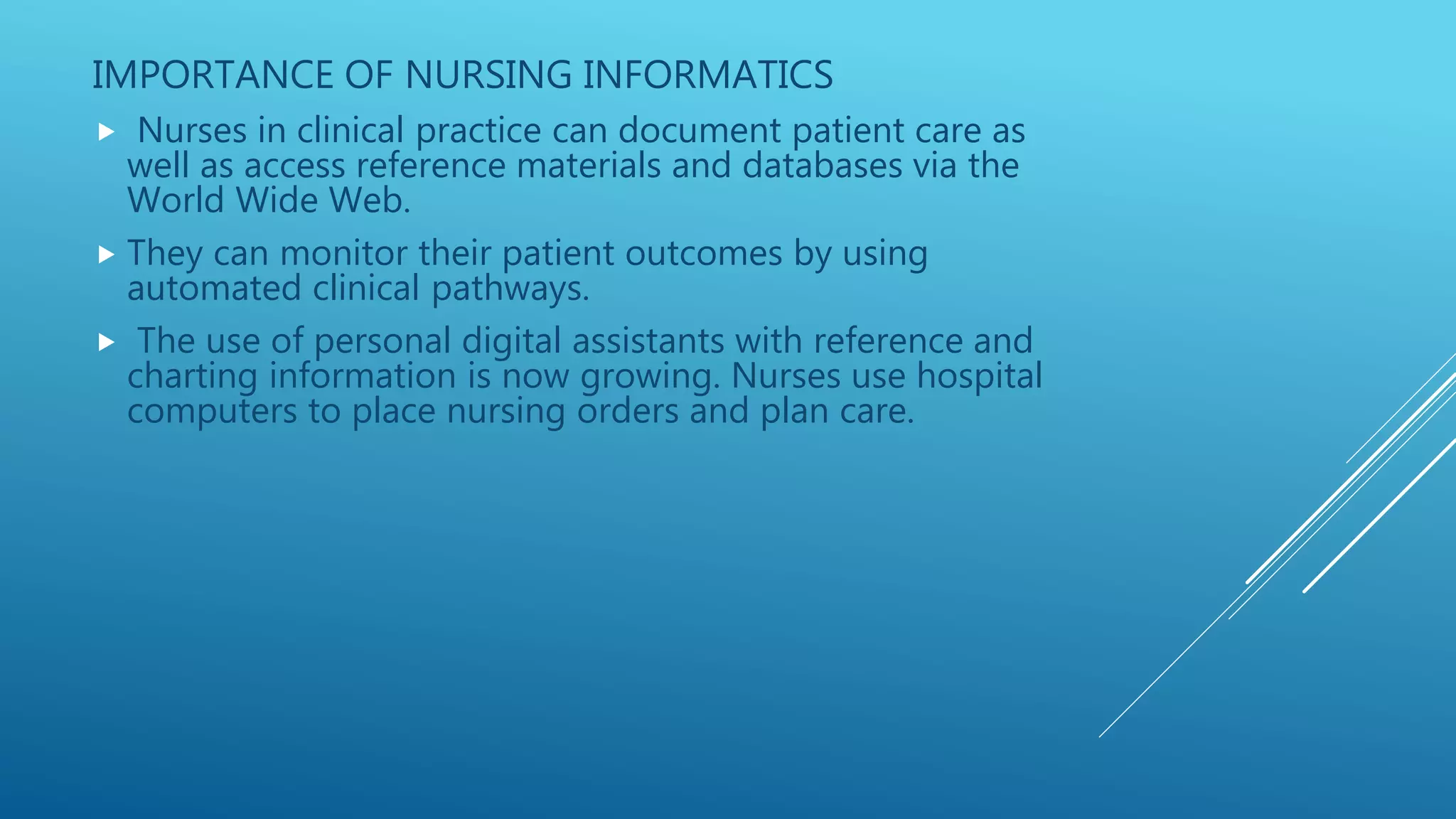 Nursing informatics ppt (3) | PPTX